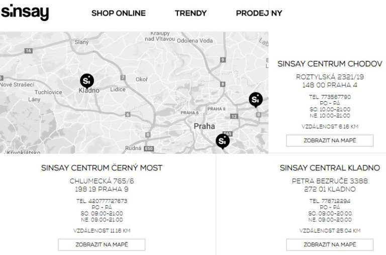 Sinsay eshop – Recenze, zkušenosti, recenze & prodejny
