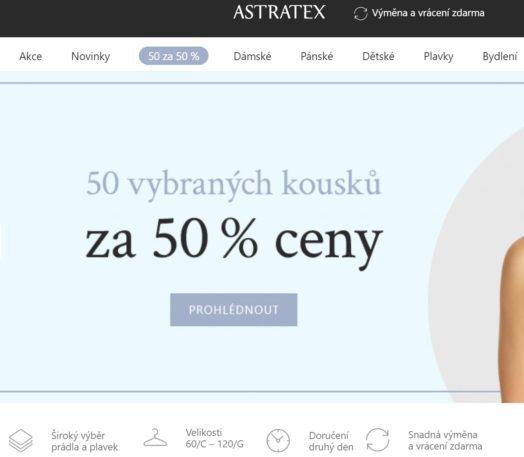 Eshop Astratex: Recenze, Zkušenosti s online nákupem